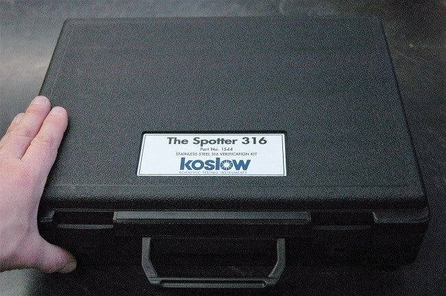 The Spotter 316 - Stainless Steel 316 Verification Kit (1544) – Koslow ...